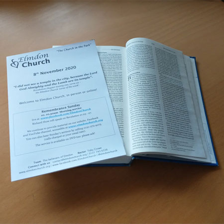 Welcome! - Elmdon Church, Solihull